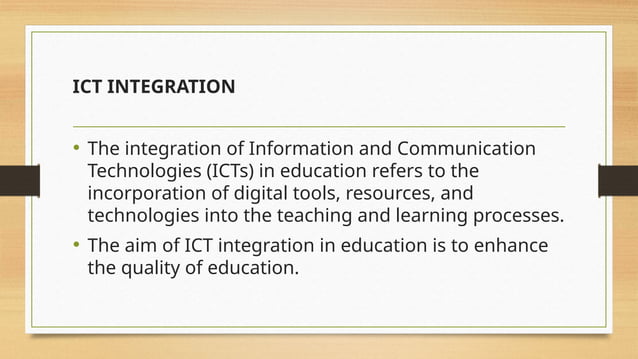 ICT integration in education and misconceptions.pptx