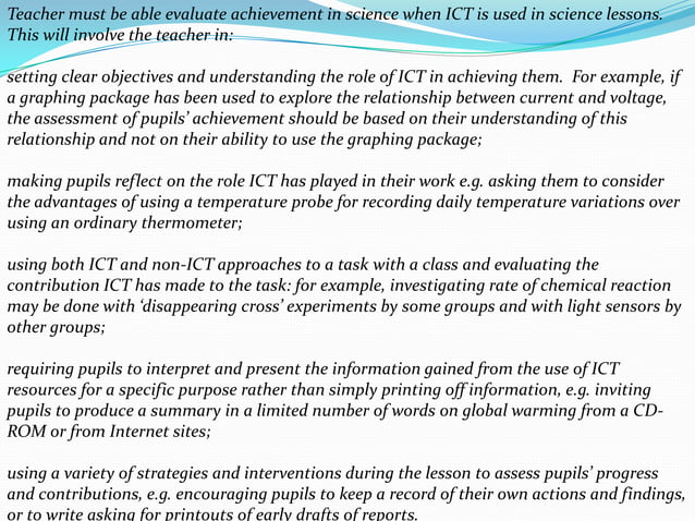 Ict integration in science | PPTX