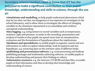 Ict integration in science | PPTX