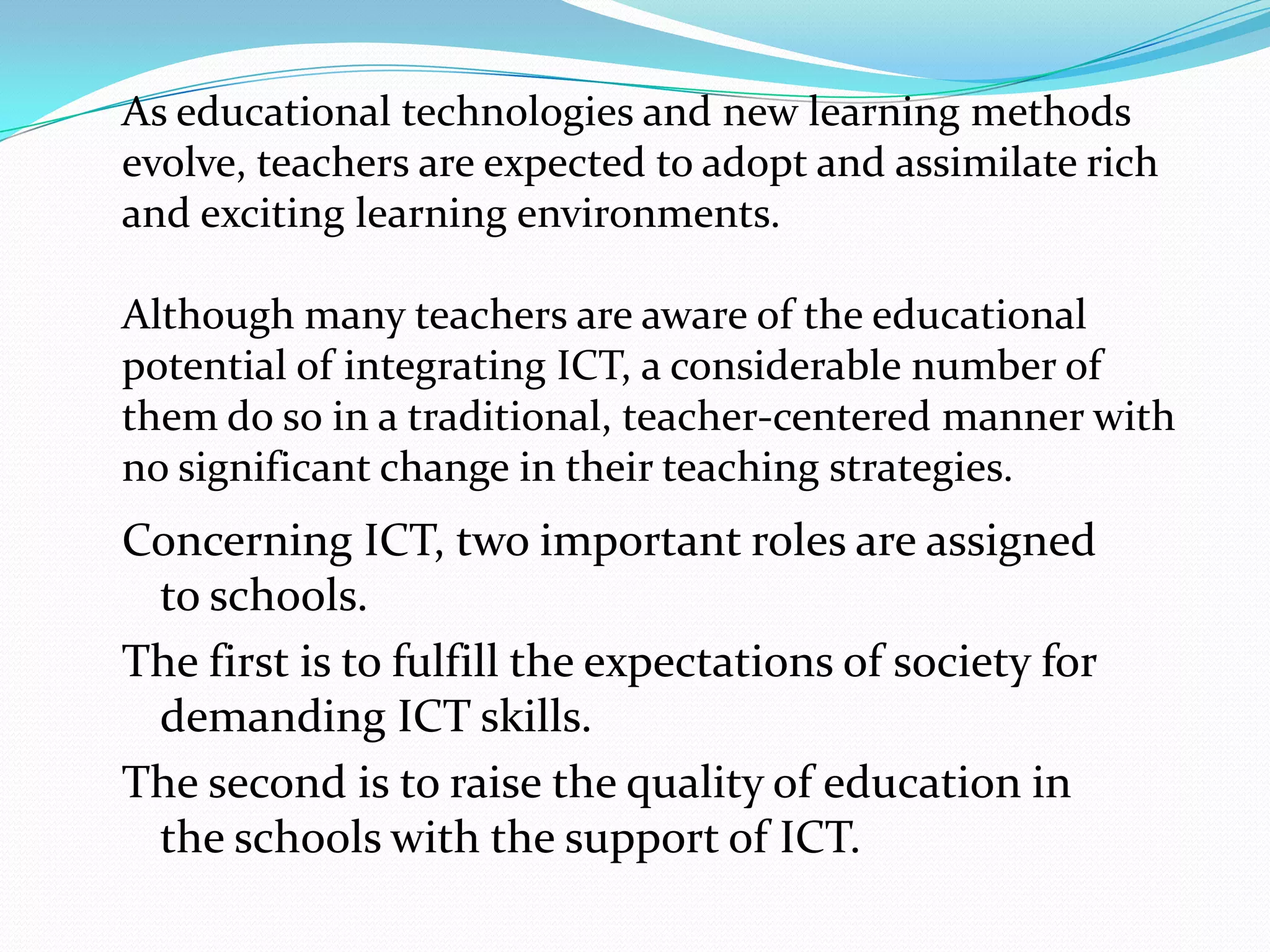 Ict integration in science | PPTX