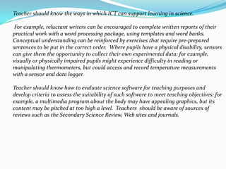 Ict integration in science | PPTX