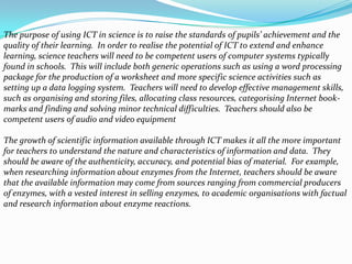 Ict integration in science | PPTX