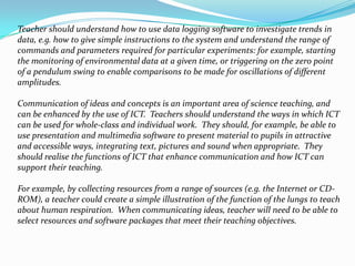 Ict integration in science | PPTX