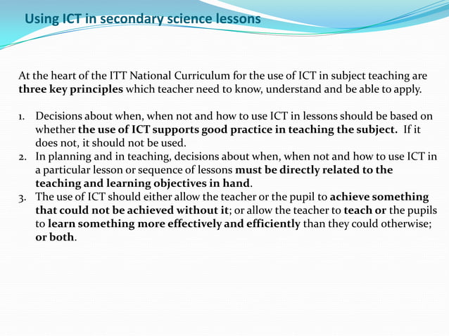 Ict integration in science | PPTX