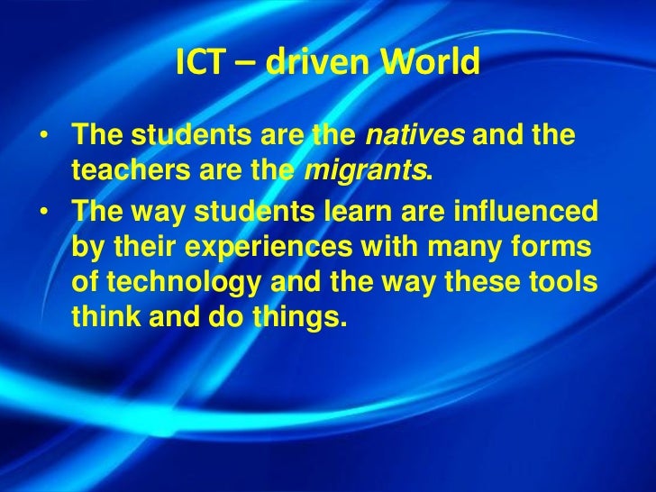 Ict integration in teaching