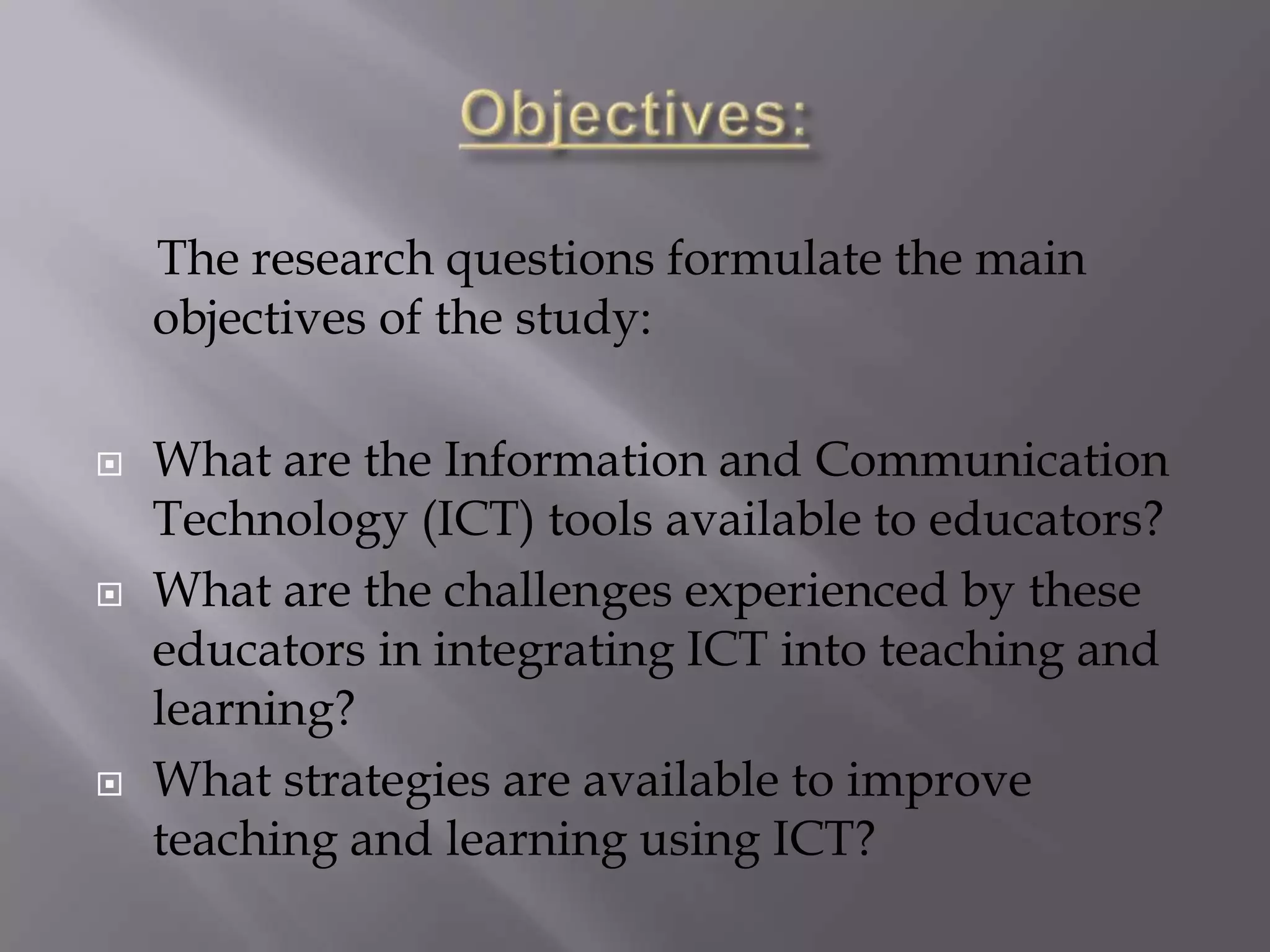 Ict Integration Into Teaching And Pptx