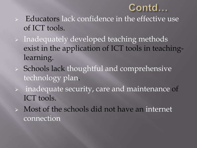 Ict integration into teaching and | PPTX