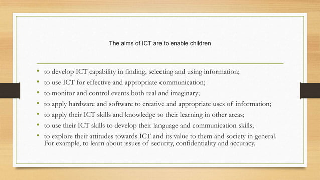 Ict in the modern era | PPT