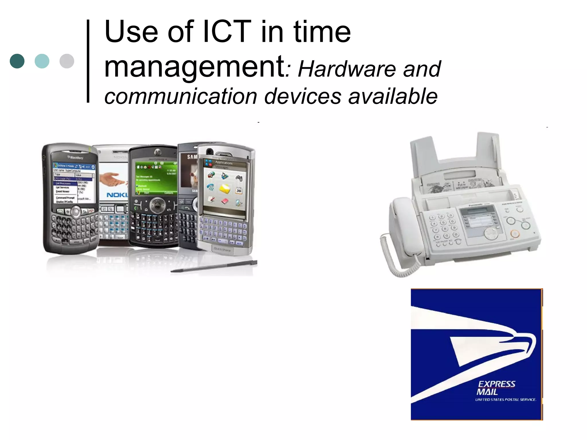 Ict in time management ca | PPT