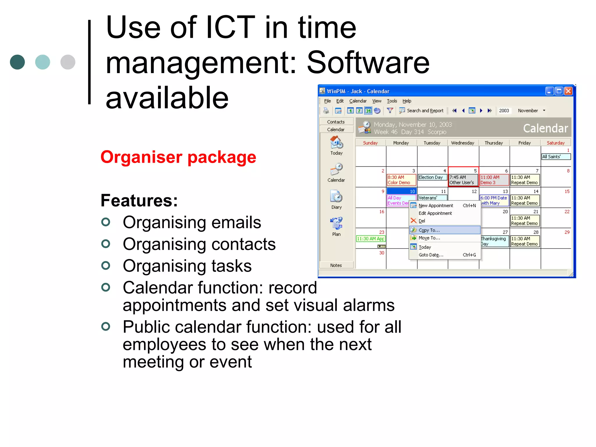 Ict in time management ca | PPT