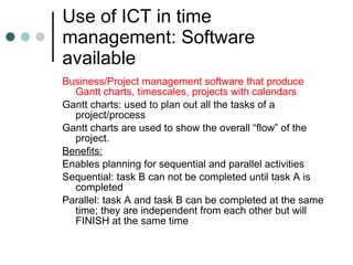 Ict in time management ca | PPT