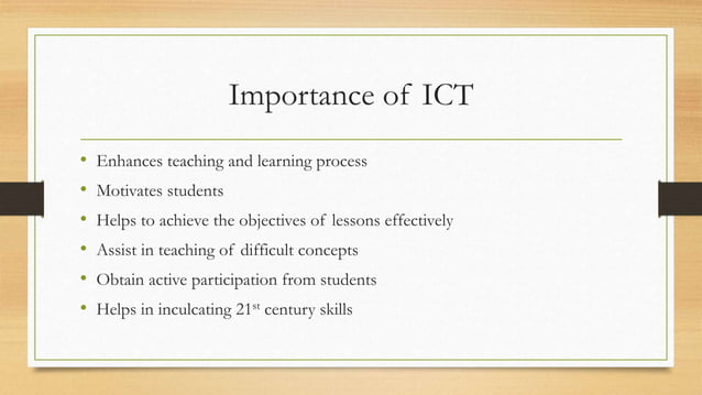 Introduction To ICT | PPT