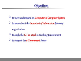 Introduction to Computer and Information and Communication Technology | PPT