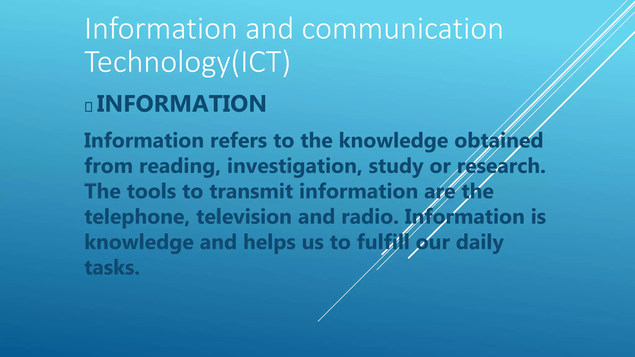 Ict Introduction Ppt 6022