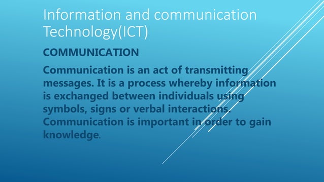 Ict introduction | PPTX