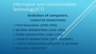 Ict introduction | PPTX