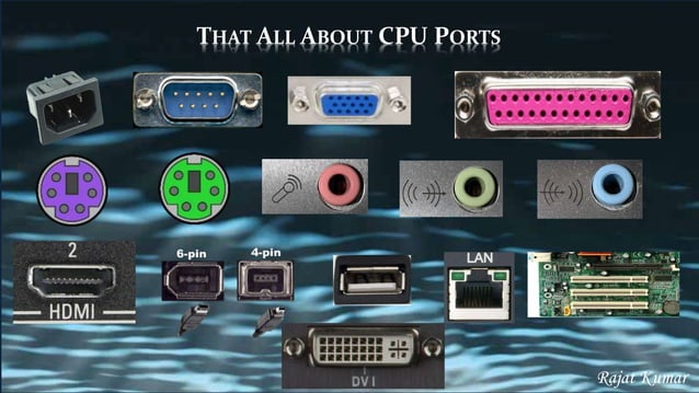 ICT INTRO AND CPU PORTS DETAIL | PPT