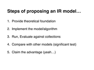 A Reproducibility Study of Information Retrieval Models | PDF