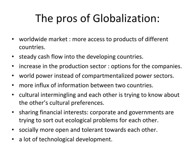 ICT, Globalization & ELT | PPT | Business | Business and Finance