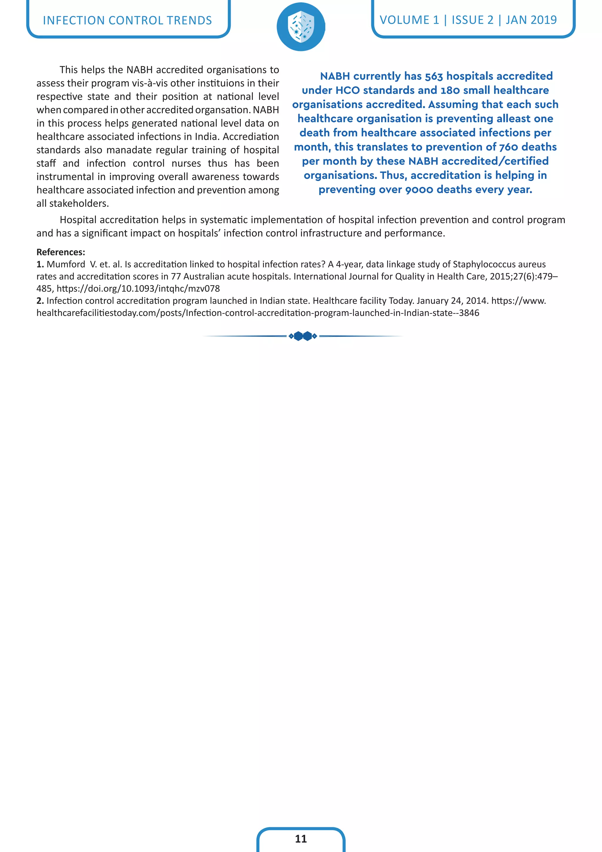 INFECTION CONTROL TRENDS newsletter | PDF