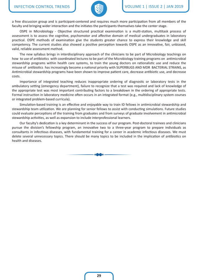 INFECTION CONTROL TRENDS newsletter | PDF | Infectious Diseases ...