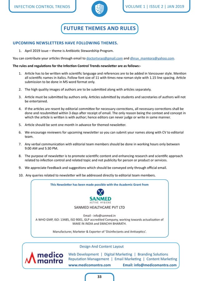 INFECTION CONTROL TRENDS newsletter | PDF | Infectious Diseases ...