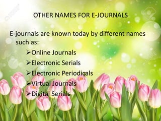 e-journal | PPTX
