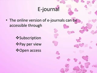 e-journal | PPTX