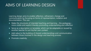 Ict learning designs | PPTX | Education industry | Industries