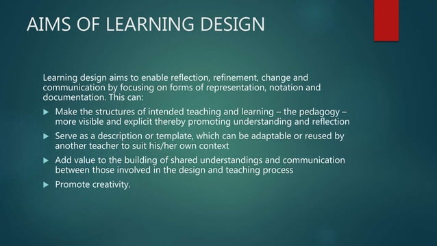 Ict learning designs | PPTX | Education industry | Industries