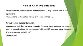 ICT Lecture notes for students and tutors | PPT