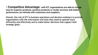 ICT Lecture notes for students and tutors | PPTX