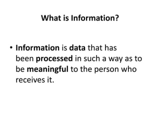 Information Technology Fundamentals | PPTX