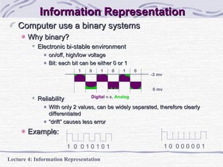 Infomation & Communication Technology Lecture 4 Information ...