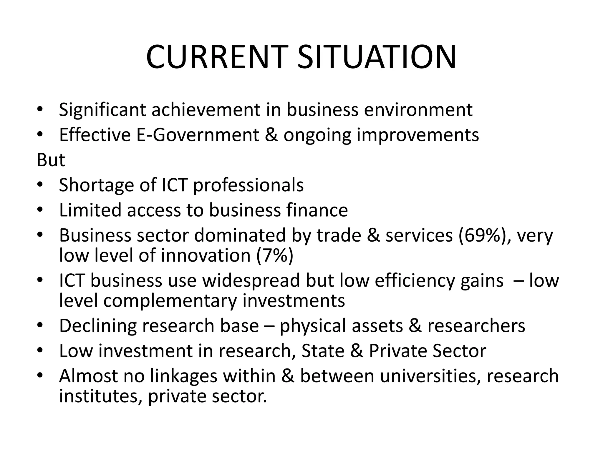 Ict led innovation ecosystem presentation | PPTX | Business | Business ...