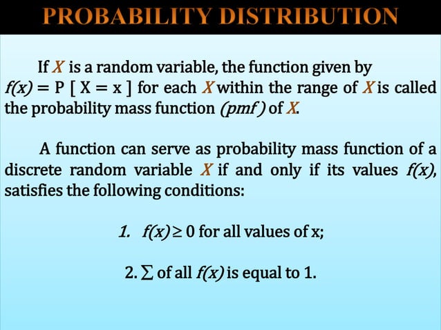 random variables-ict lesson 4 | PPTX