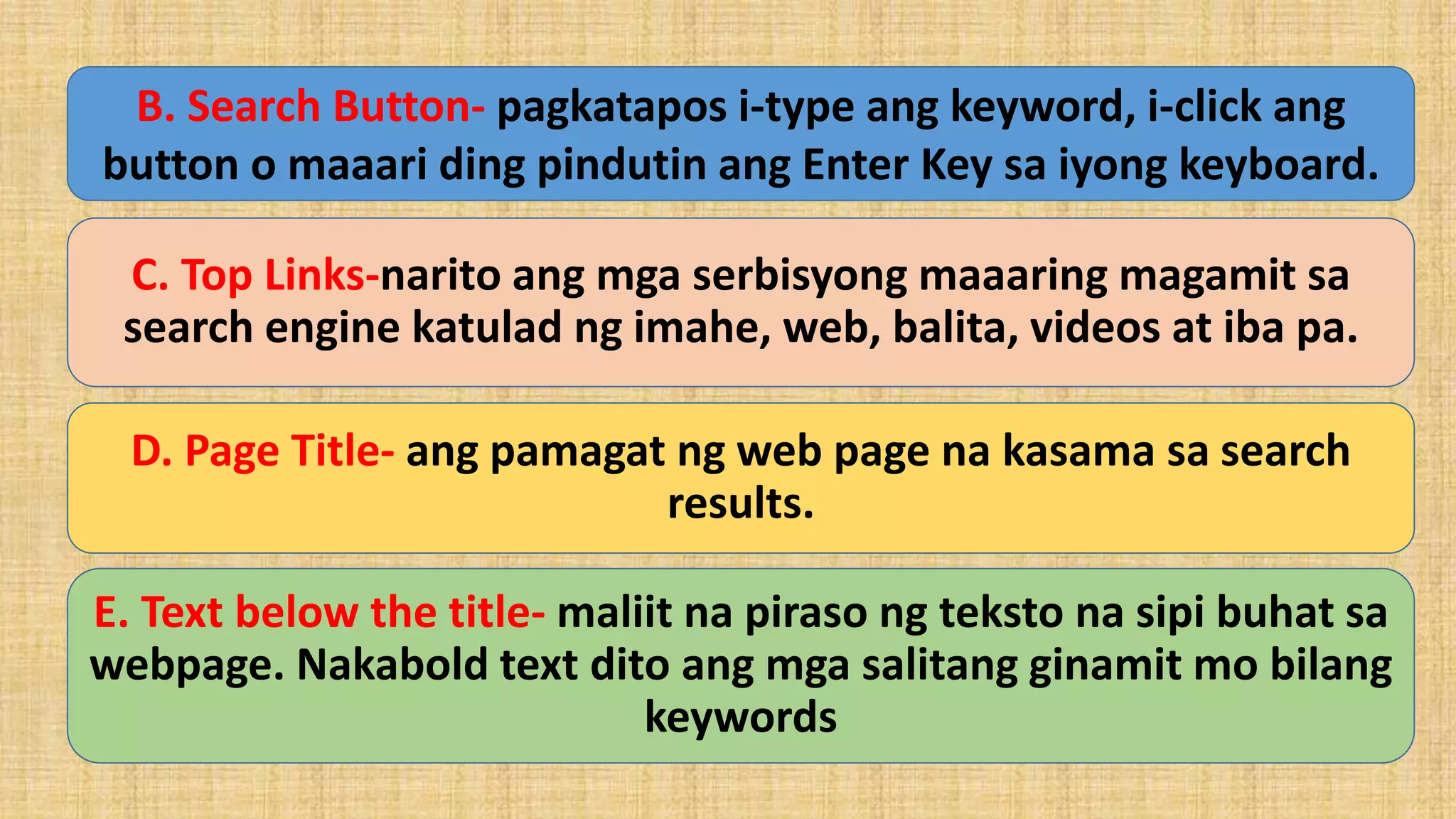 Ictlessonepp4 aralin11pananaliksikgamitanginternet-150622045536-lva1 ...