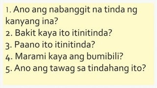 Ict lesson epp 4 aralin 3 uri ng tindahan | PPTX