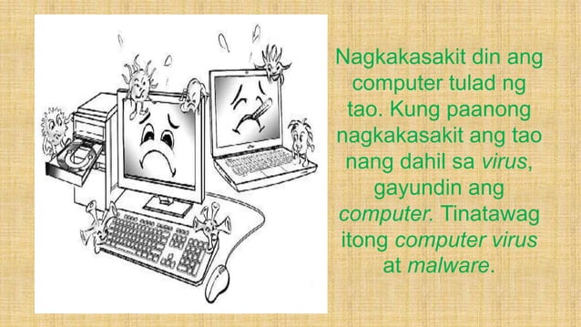Ict lesson epp 4 aralin 8 mga panganib na dulot ng malware at computer virus | PPTX