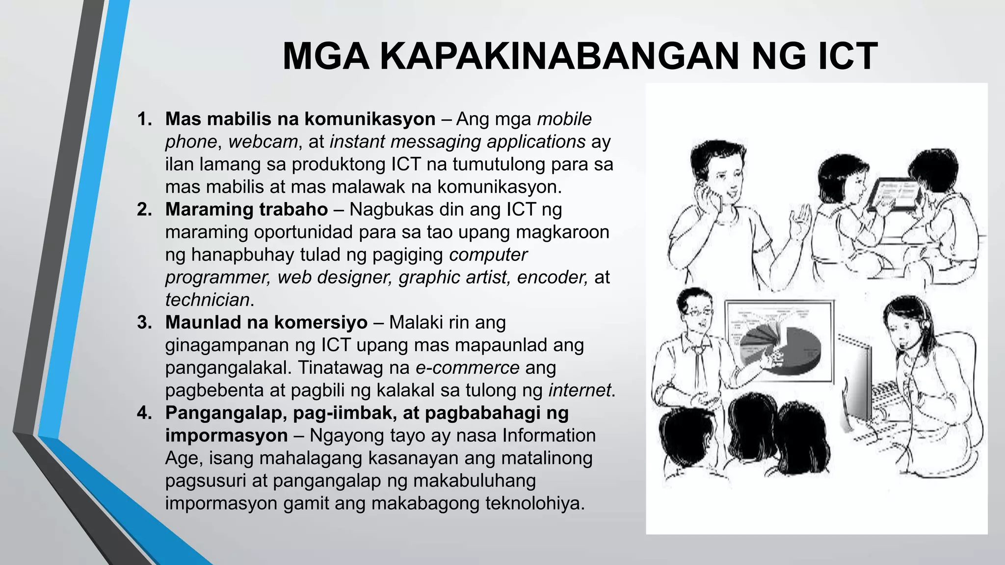 Ict lesson epp 4 aralin 9 pangangalap ng impormasyon gamit ang ict | PPTX