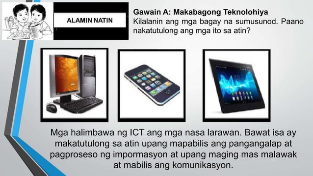 Ict lesson epp 4 aralin 9 pangangalap ng impormasyon gamit ang ict | PPTX