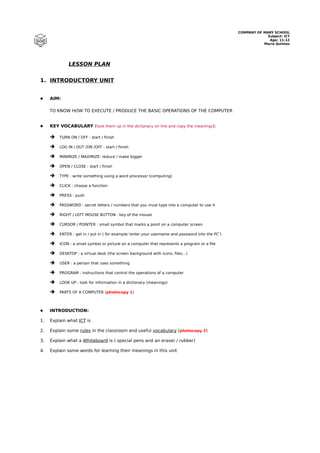ICT 6 - Lesson Plan | PDF