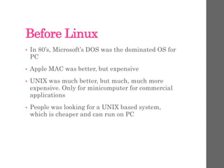 Introduction to Linux | PPT