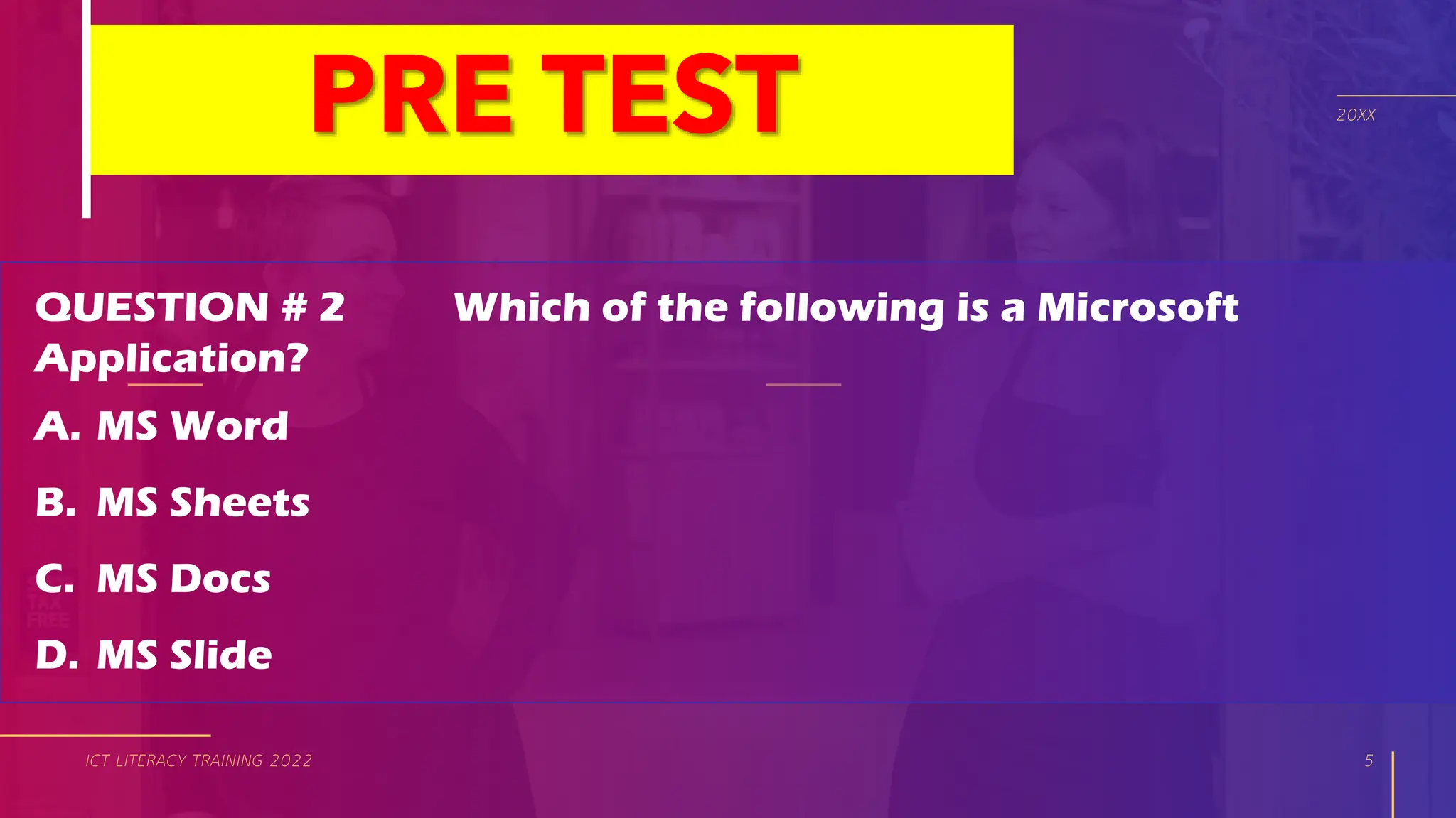 school training on basic ict literacy.pptx | Technology & Computing