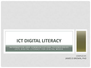 ICT Literacy Report and Plan | PPTX