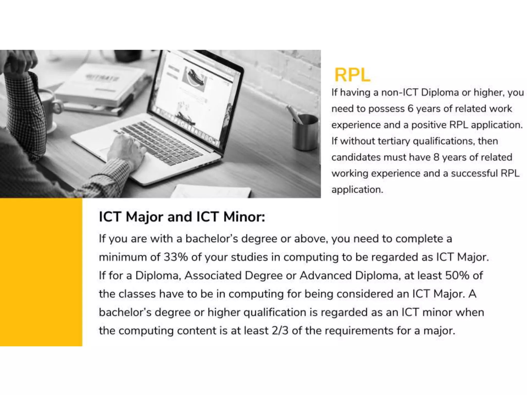 ICT Major and ICT Minor For ACS Australia Skill Assessment | PPTX ...