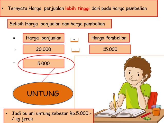 PEMBELAJARAN MATEMATIKA MATERI UNTUNG DAN RUGI DENGAN MENGGUNAKAN ...