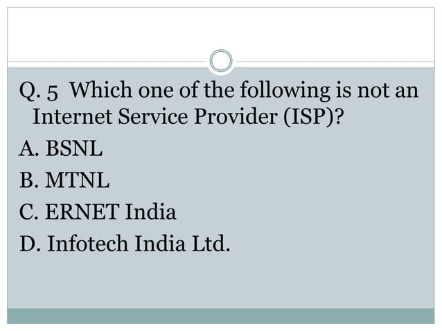 ICT MCQ.pptx | Internet | Computing