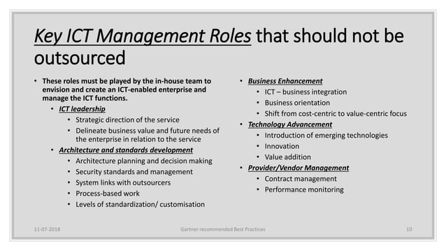 Ict mgmt processes_roles_competencies | PPT