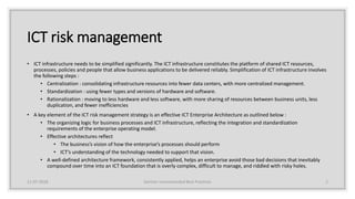 Ict mgmt processes_roles_competencies | PPT